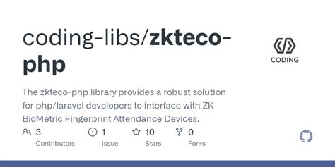 github coding libs zkteco php the zkteco php library provides a robust solution for php