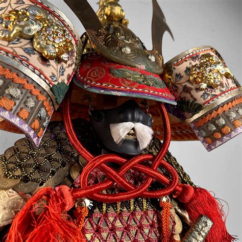Shōwa Era Gogatsu Ningyō Doll With Samurai Armor Japan 1970s For Sale