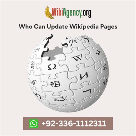 Who Can Update Wikipedia Pages Wikiagency Ltd