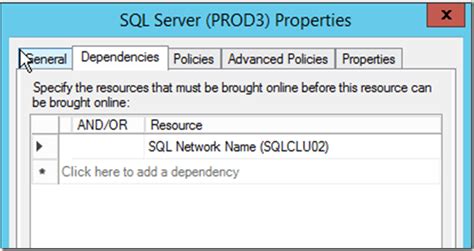 Donghuas Blog Dbaglobe Sql Server Failover Cluster Resource