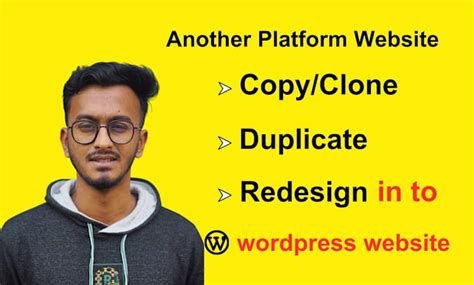 redesign duplicate copy clone website in wordpress using elementor pro by badhon das joy fiverr