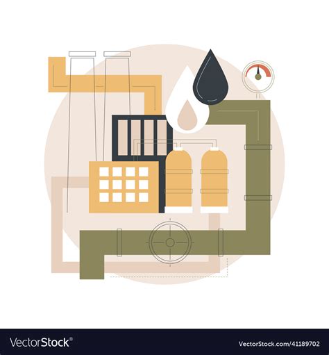 Pipeline Transport Abstract Concept Royalty Free Vector