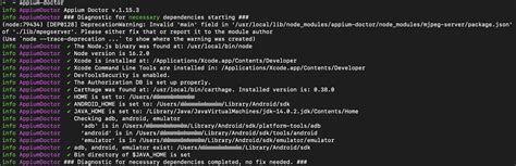 Quality Assurance Handbook Automation Mobile Appium Troubleshooting Appium
