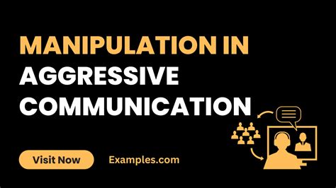 14 Manipulation In Aggressive Communication Examples