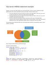 Mastering Sql Server Merge Update Insert And Delete Guide Course Hero