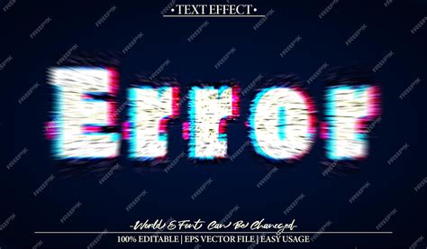 Premium Vector Error Vector Text Effect Editable Alphabet Signal Glitch Pixel Data Cyberpunk
