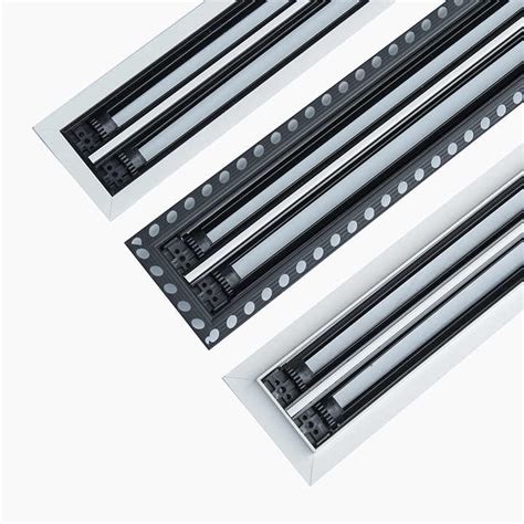 Hvac Aluminum Detachable Linear Slot Diffuser Adjustable Air