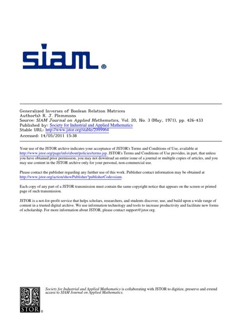 society for industrial and applied mathematics pdf linear subspace matrix mathematics