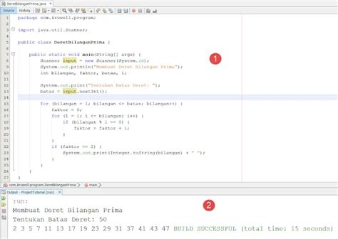 Teknik Membuat Deret Bilangan Prima Menggunakan Java C Python Dan PHP
