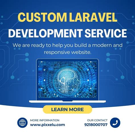 Professional Custom Laravel Development Services — Pixxelu Digital Technology