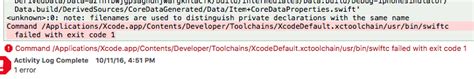 Ios Cannot Create Nsmanagedobject Subclass Stack Overflow