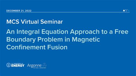 An Integral Equation Approach To A Free Boundary Problem In Magnetic