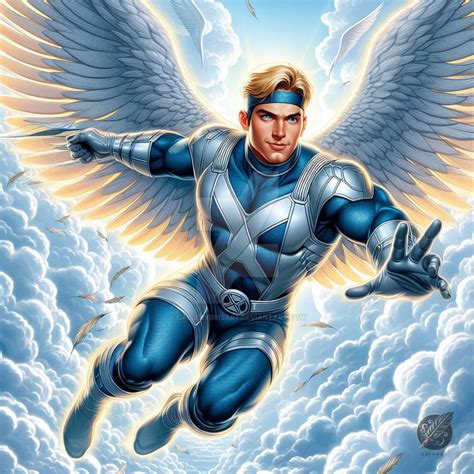 X Men Angel By Gallerybrisart On Deviantart