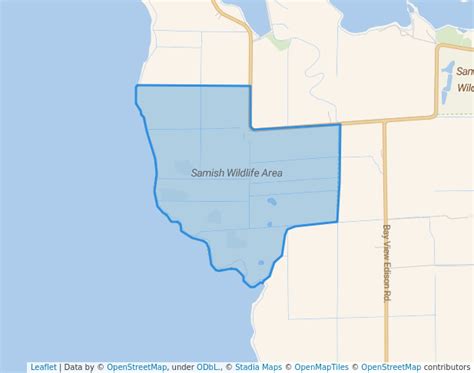 Samish Wildlife Area In Bow Map And Routes