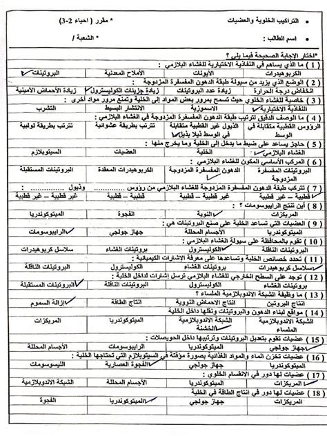 Bio Solved Cheat Sheet Pdf
