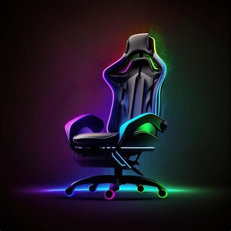 Premium Photo An Image Of A Comfortable And Beautiful Gaming Chair
