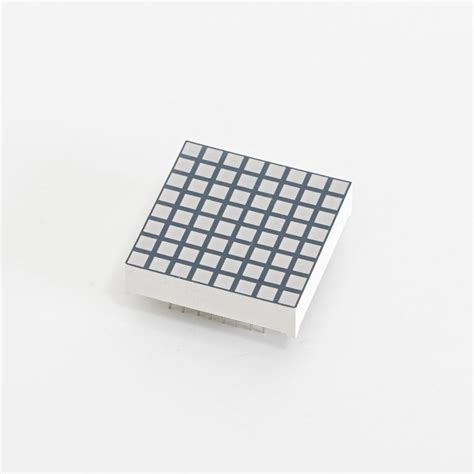 3Φ Led Tht 8x8 Square Dot Matrix Display 1 22 Matrix Height Opto Plus Led