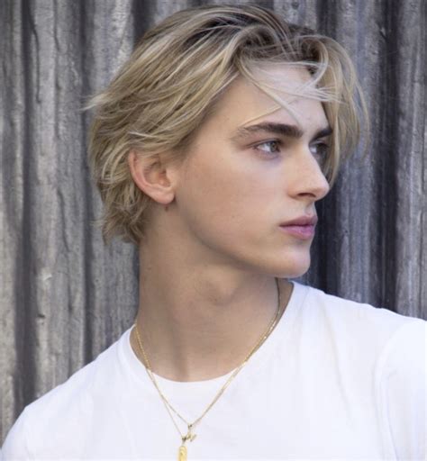 Dominik Sadoch Men Blonde Hair Mens Hairstyles Blonde Guys