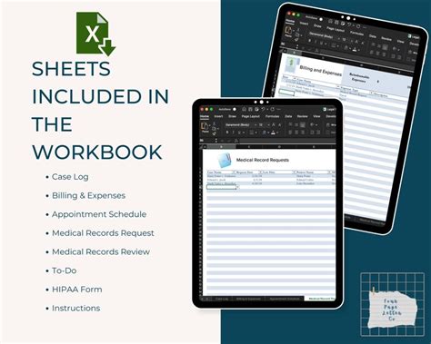 Legal Nurse Consultant Excel Toolkit Case Management Templates