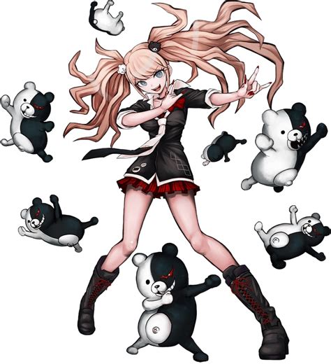 Enoshima Junko And Monokuma Danganronpa And More Danbooru