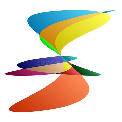 Abstract Knot Design Element Random Intersecting Lines Doodle Scribble Illustration Stock