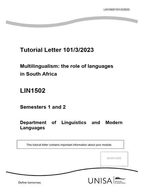 tut letter seven pdf multilingualism first language