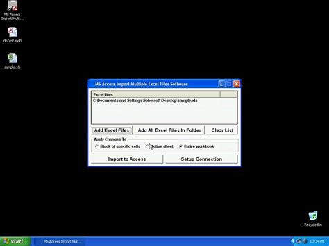 sobolsoft com how to use ms access import multiple excel files software