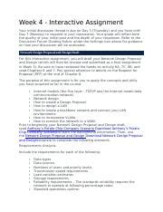 Network Design Proposal LAN VLAN And WAN Strategies Course Hero