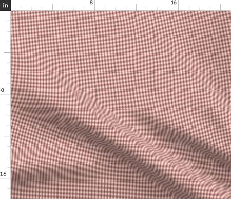 Red Check Fabric Spoonflower