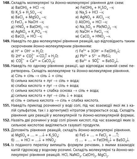 Лабораторні досліди № 4—6 Реакції обміну між розчинами електролітів Йонно молекулярні рівняння