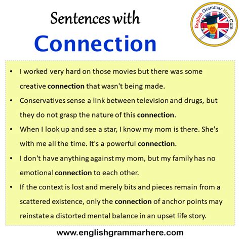 Connection In A Sentence In English Archives English Grammar Here