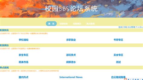 计算机毕业设计课设报告s2sh校园bbs论坛系统永久免费答疑辅导毕设源码下载 java python 小程序毕业设计论文网站