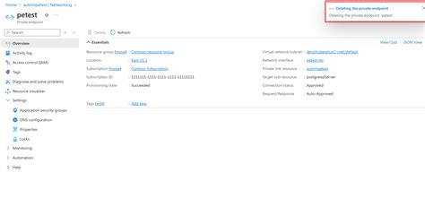 適用於 Postgresql 的 Azure 資料庫自動移轉 具有私人端點的單一伺服器 Azure Database For