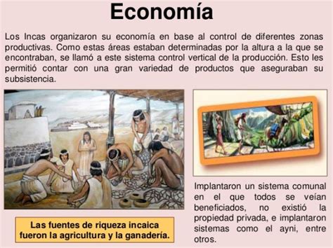 Organización Económica De Los Incas Blog Didáctico