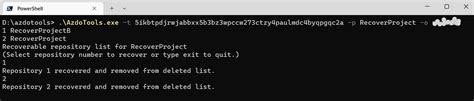How To Recover Deleted Azure Devops Repository