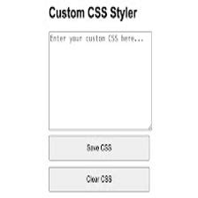 Custom CSS Styler สำหรับ Google Chrome - ส่วนขยาย ดาวน์โหลด