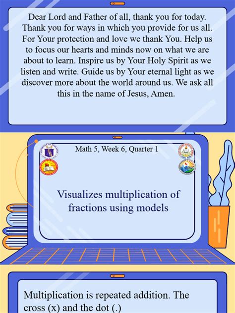 Week 6 Visualizing Multiplication Of Fraction Pdf Multiplication Mathematical Objects