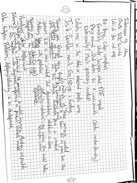 Excerpt Of The Notes Taken During An Interview Download Scientific