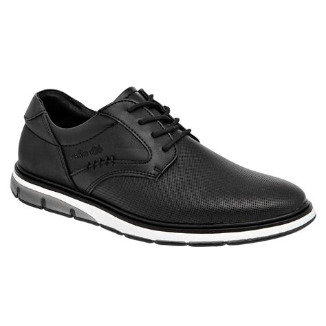 Zapato Casual Color Negro Para Hombre Leoneri