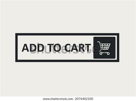 add cart button isolated on white stock vector royalty free
