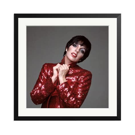 Liza Minnelli New York 1985 By Terry Oneill Framed Photography