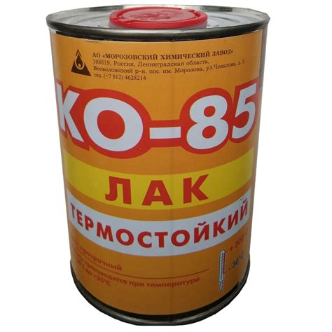 Термостойкий лак – характеристики, свойства состава