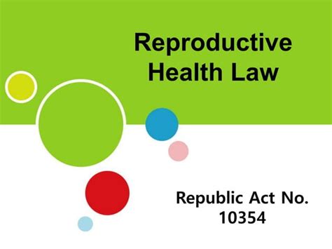 Reproductive Health Law Pptx