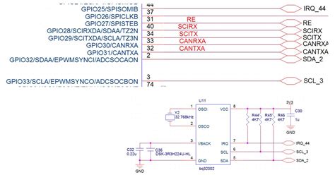 Tms320f28035 F28035 Communicates With Ti Bq32002 Through I2c Interface First Execute I2c