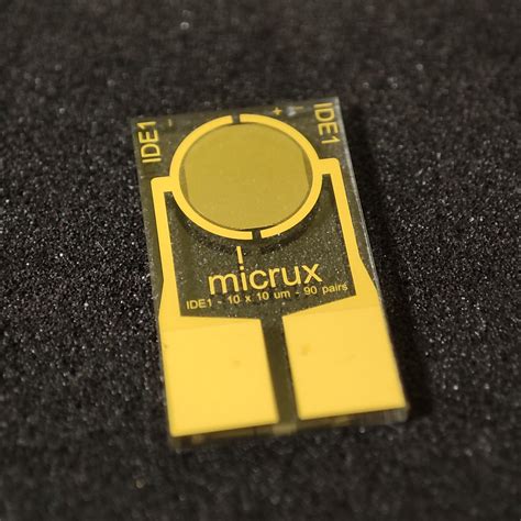 Interdigitated Electrodes Ide Micrux Technologies