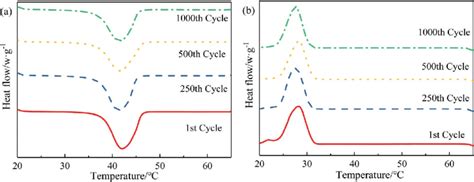 Dsc Curves After Several Cycles A Melting Process Of Lsep B Download Scientific Diagram