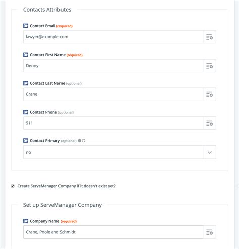 zapier client contact id
