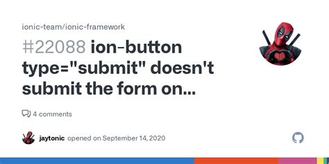 Ion Button Type Submit Doesn T Submit The Form On Enter Key Press Issue 22088 Ionic Team