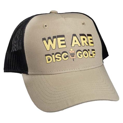 We Are Disc Golf Trucker Snap Back Wearediscgolfno