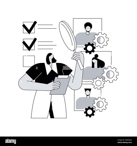 Employee Assessment Abstract Concept Vector Illustration Employee Evaluation Assessment Form